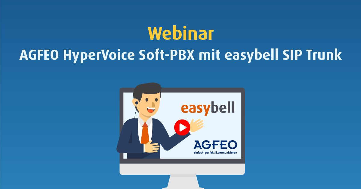AGFEO HyperVoice mit easybell SIP Trunk | easybell